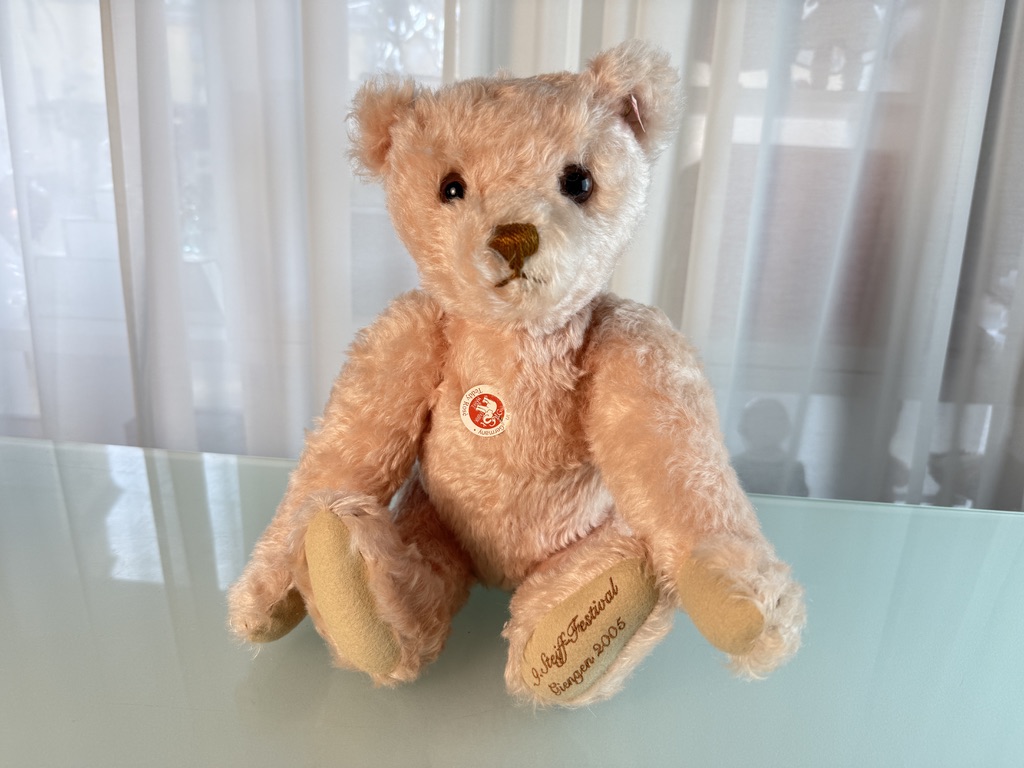 Steiff Tier 655845 Teddy Bär Rose 44 ... SW79696