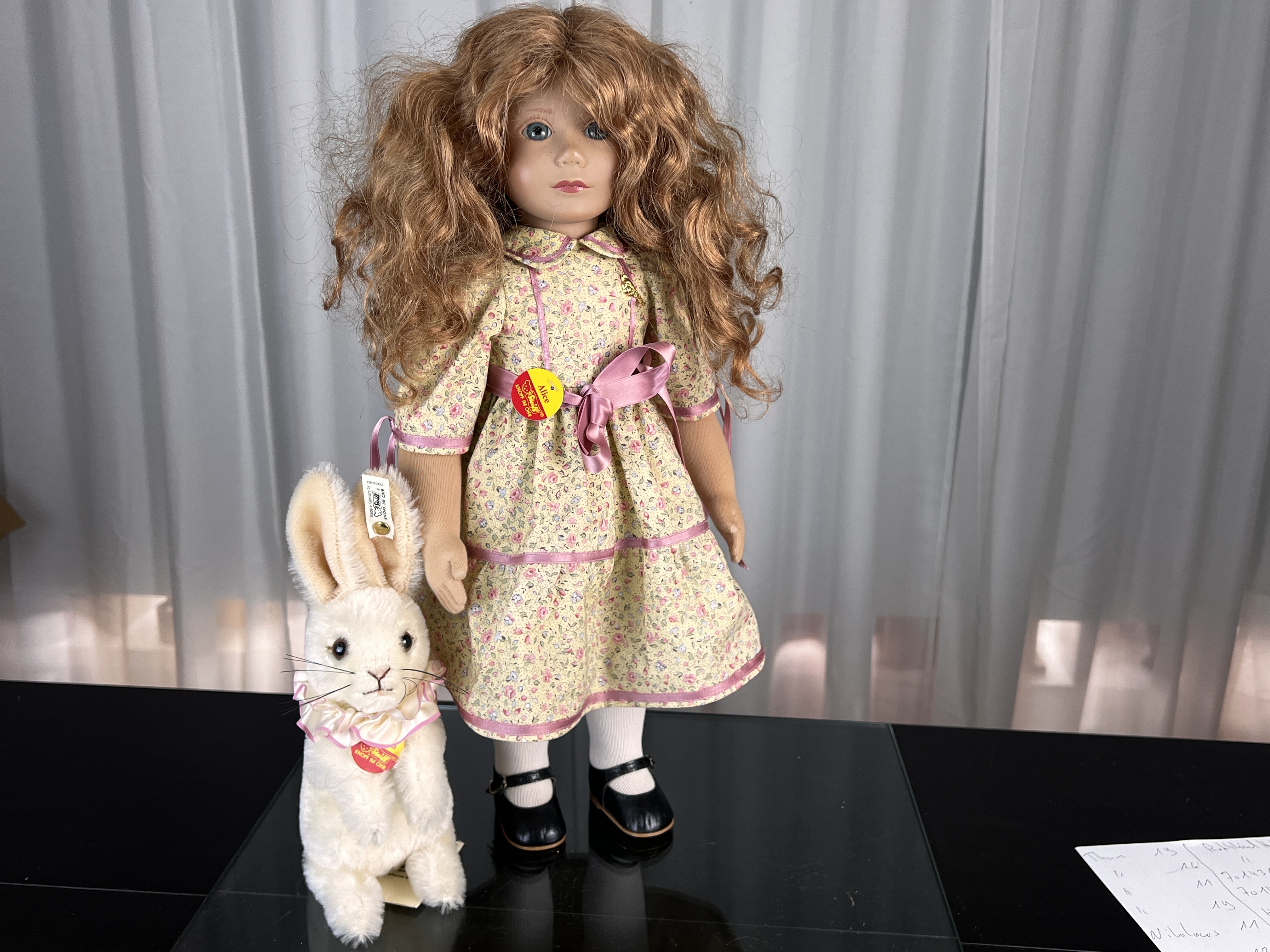 Steiff Puppe - Alice mit Hase im Wu... SW45989